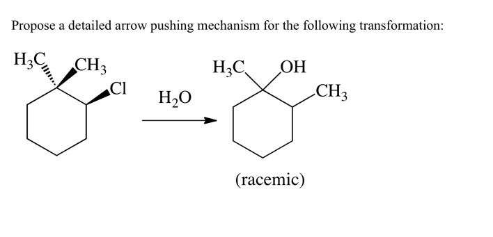 Solved Propose a detailed arrow pushing mechanism for the | Chegg.com