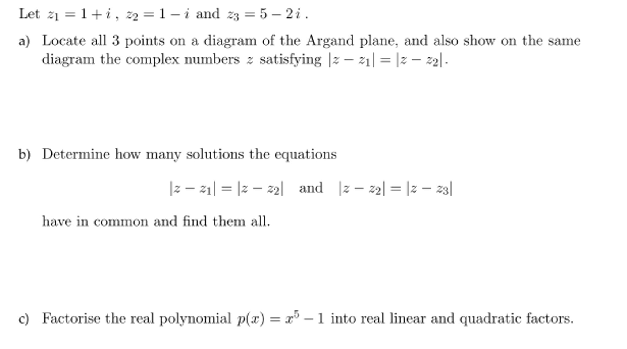 Solved Let Z 1 1 I Z 2 1 I And Z 3 5 2 I Chegg Solved Let Z 1 1 I Z 2 1 I And Z 3 5 2 I Chegg