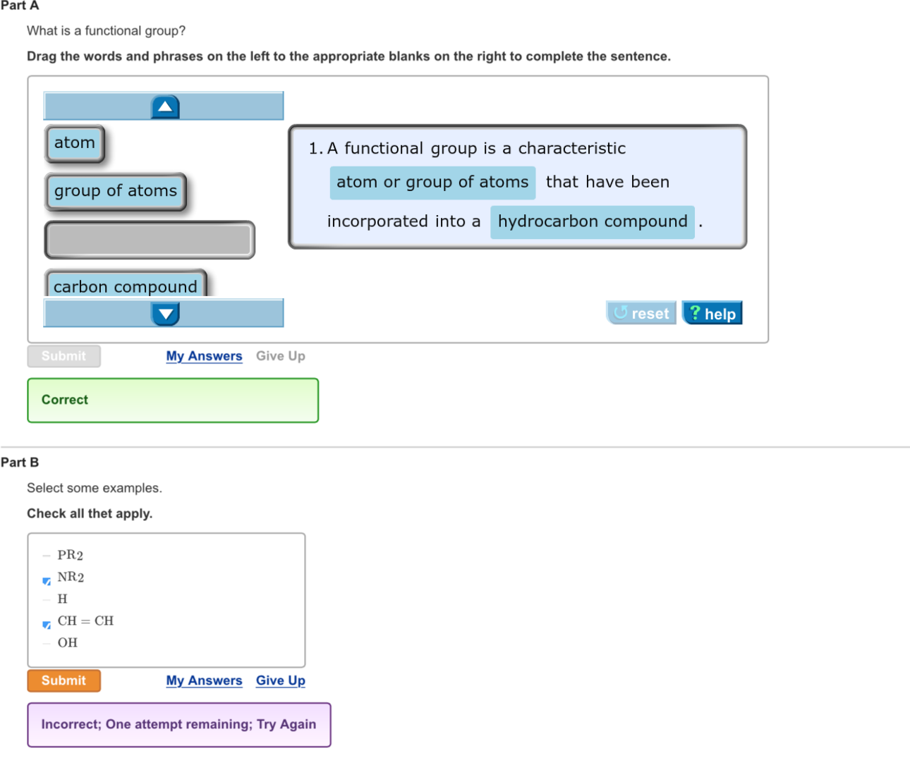 Solved PLEASE SEE ALL WRONG ANSWERS underneath the question | Chegg.com