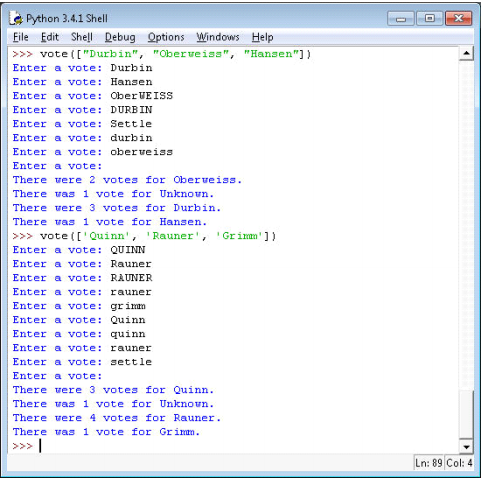 Solved Python 3.4.1 Shell Eile Edit Shell Debug Options | Chegg.com