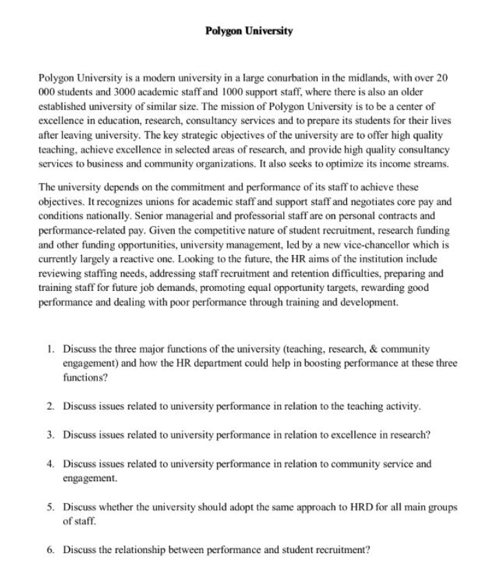 Polygon University is a modern university in a large | Chegg.com