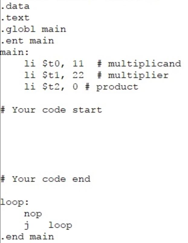 1. modify this MISP assembly program to make the | Chegg.com
