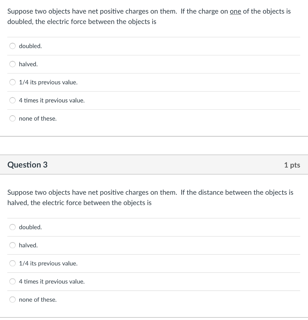 Solved Suppose two objects have net positive charges on | Chegg.com