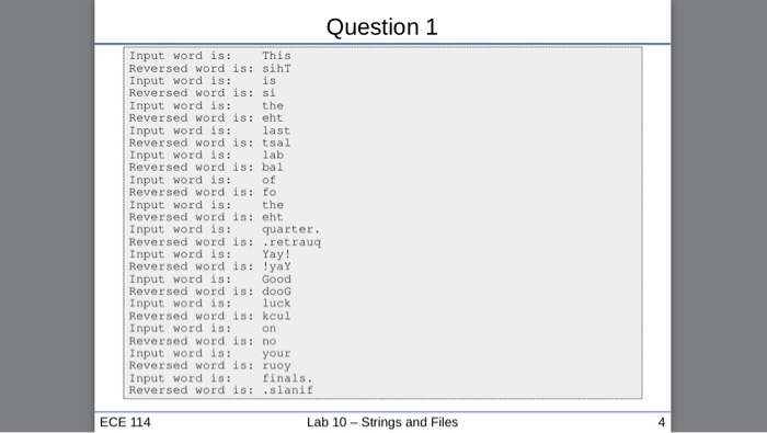 Solved Question 1 *Write a function called GetLength that | Chegg.com