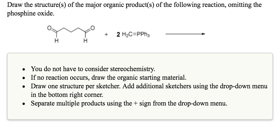Solved Draw the structure(s) of the major organic product(s) | Chegg.com