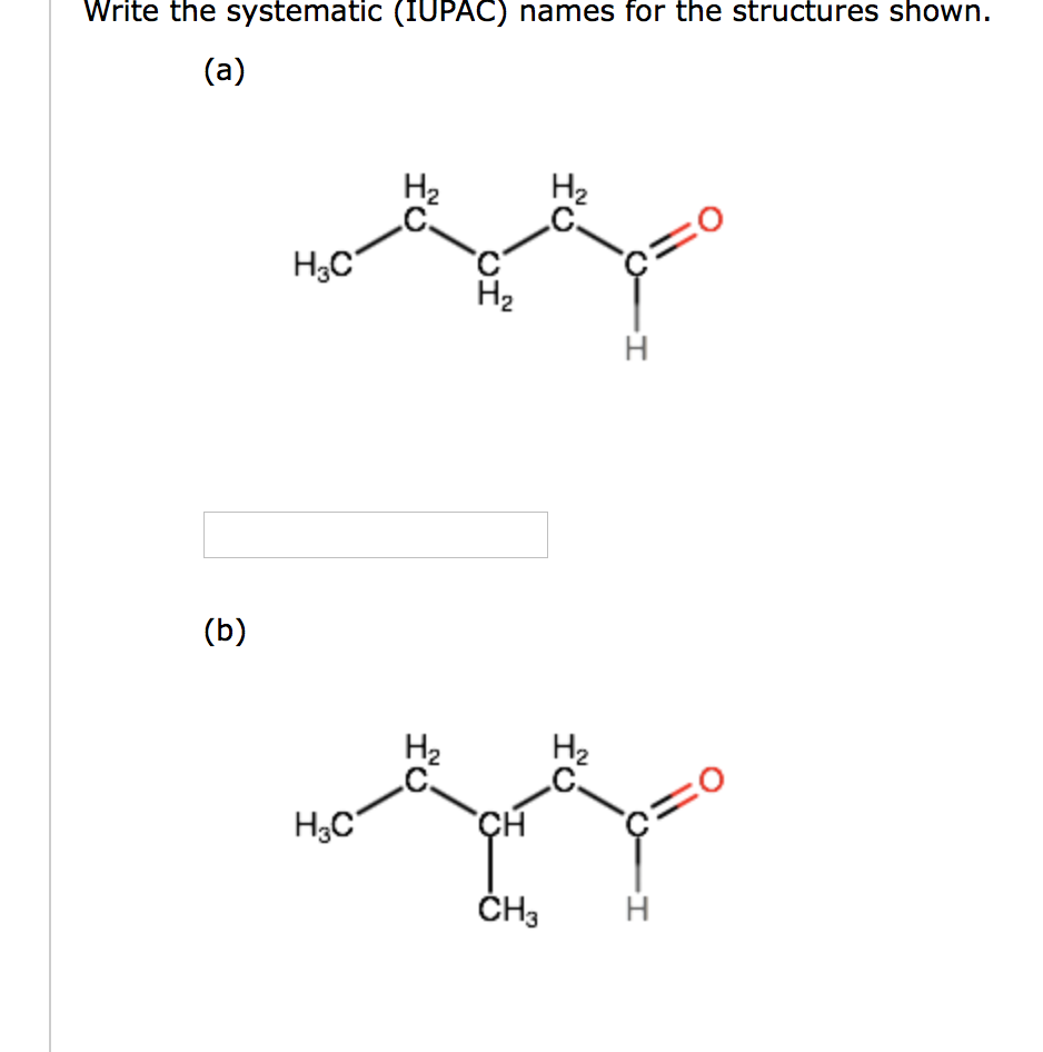 Solved Write the systematic (IUPAC) names for the structures | Chegg.com