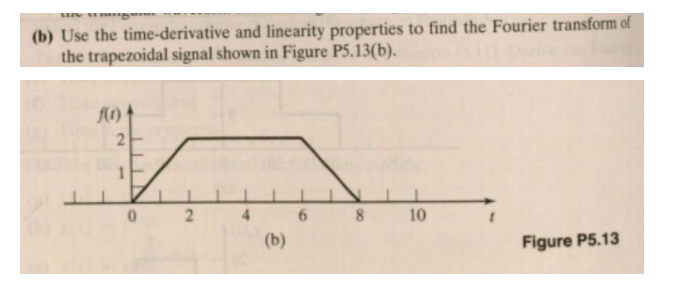 Solved Use the time-derivative and linearity properties to | Chegg.com