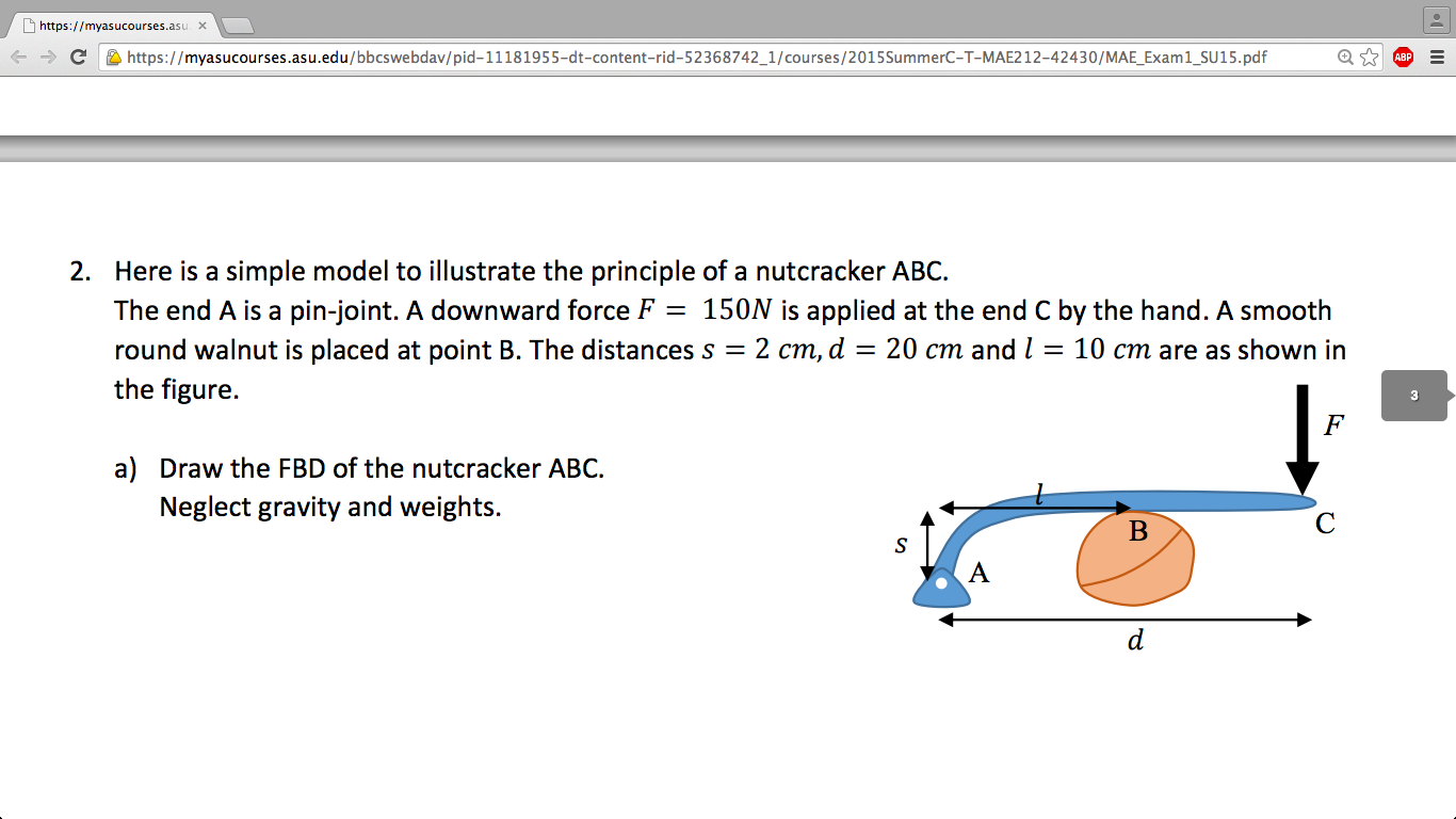 Solved Dhttps://myasucourses.asu × ← ス 色https://myasucourses | Chegg.com