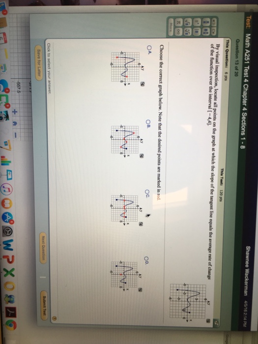 Solved By visual inspection, locate all points on the graph | Chegg.com