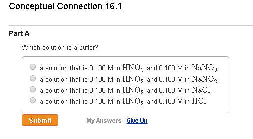 Solved Which solution is a buffer? a solution that is 0.100 | Chegg.com