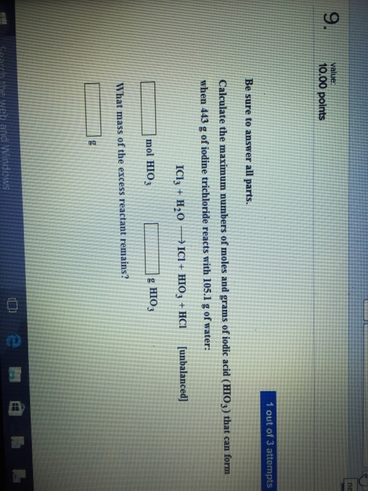 Solved Be sure to answer all parts. Calculate the maximum | Chegg.com