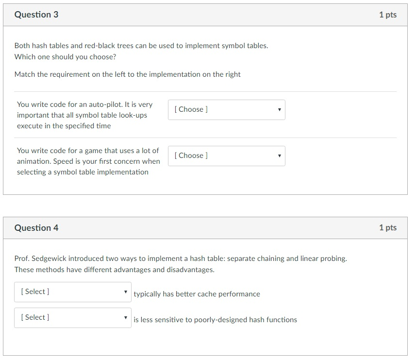 Solved Both hash tables and red-black trees can be used to | Chegg.com