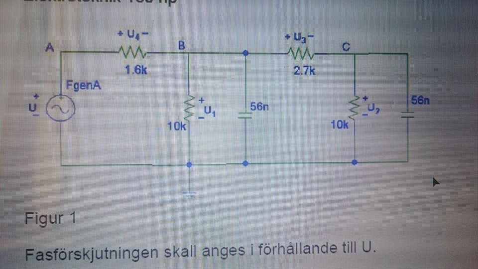 Solved For this circuit calculate the voltages U1,U2 and | Chegg.com