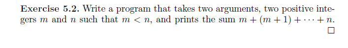 Solved Write a program that takes two arguments, two | Chegg.com