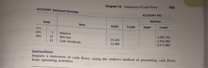 Solved B activities. PR 16-3A statement of cash flows | Chegg.com