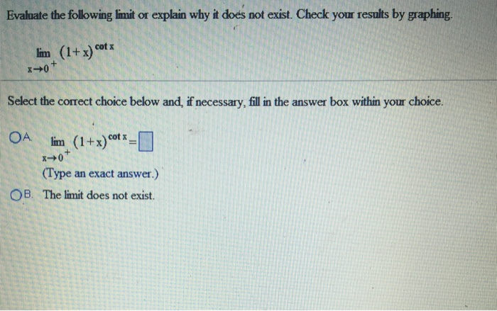 Solved Limits | Chegg.com