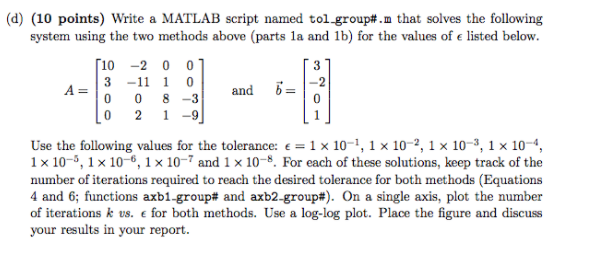 (60 points) Iterative technique to solve the system | Chegg.com