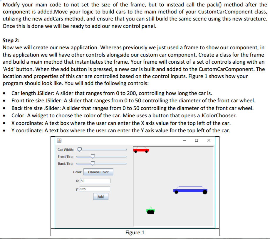 Step 1: Before we can go about making our control | Chegg.com