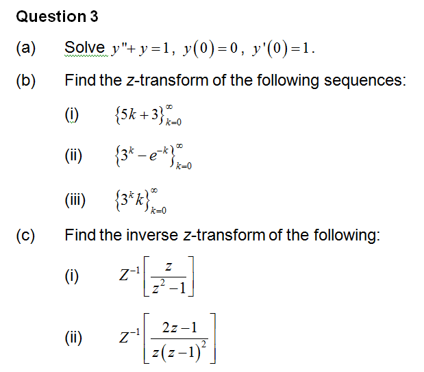 Solved Solve y"+ y = 1, y (0) = 0, y' (0) = 1. Find the | Chegg.com