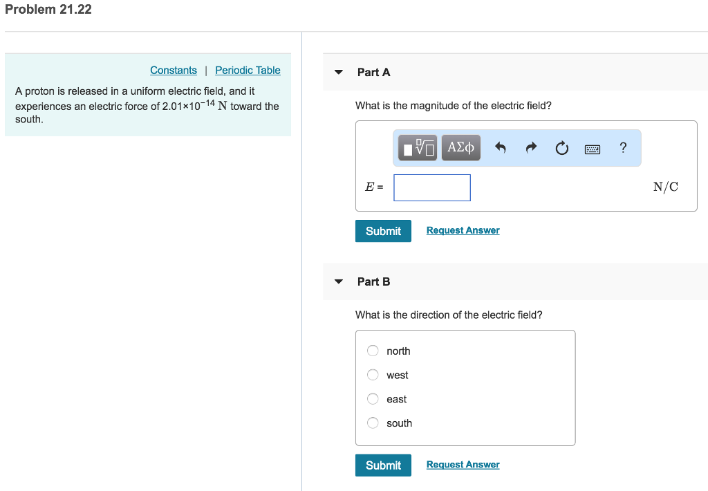Solved Problem 21.22 Constants | Periodic Table Part A A | Chegg.com