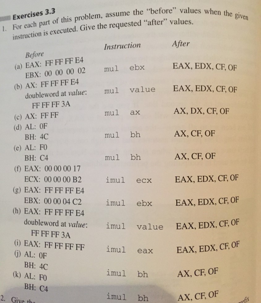 Solved For each part of this problem, assume the "before" | Chegg.com