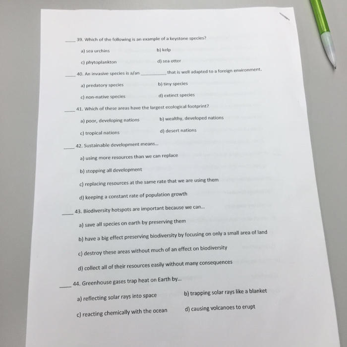 Solved Which of the following is an example of a keystone | Chegg.com