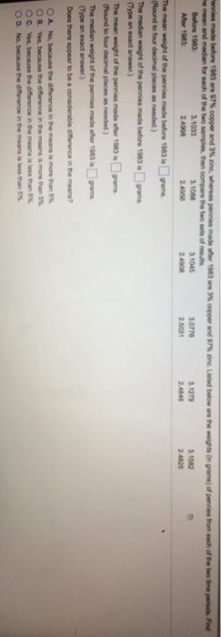 Solved Does there appear to be a considerable difference in | Chegg.com