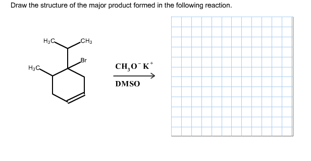 Solved Draw The Structure Of The Major Product Formed In The