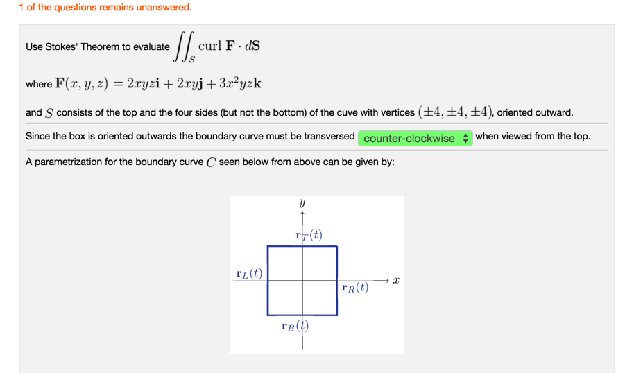Use Stokes' Theorem to evaluate curl F.dS where | Chegg.com