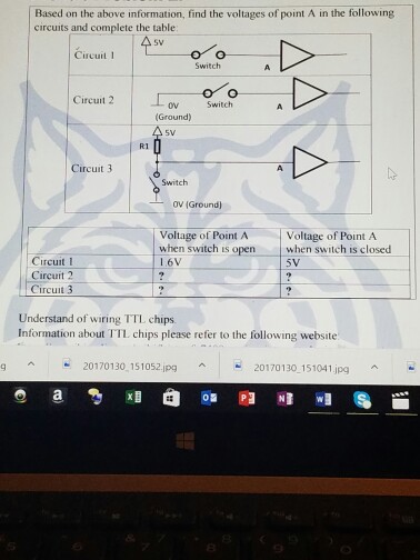 Solved Based on the above information, find the voltages of | Chegg.com