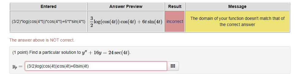 Solved Entered Answer Preview Result Message (3/2) | Chegg.com