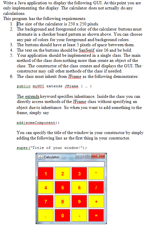 Solved Write a Java application to display the following | Chegg.com