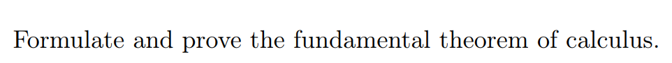 Solved Formulate and prove the fundamental theorem of | Chegg.com