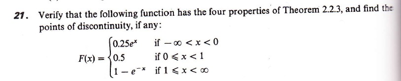 Solved Verify that the following function has the four | Chegg.com