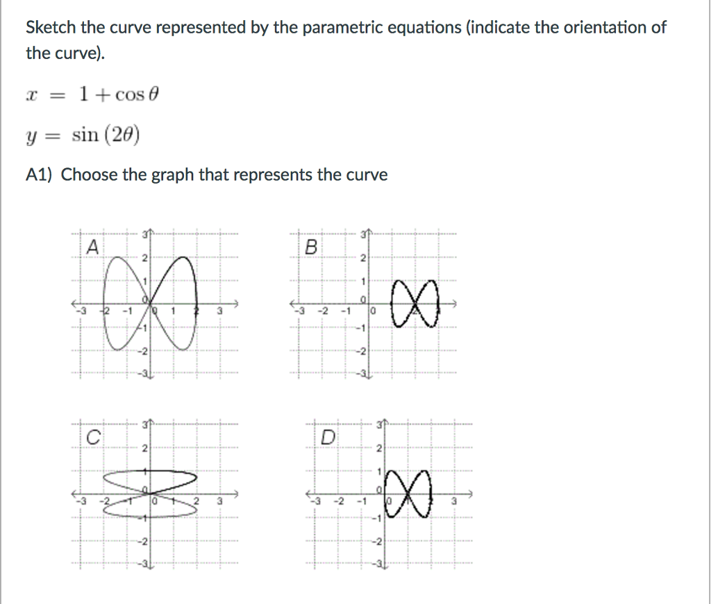 Solved Sketch The Curve Represented By The Parametric