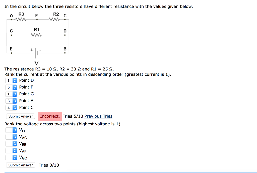 Solved In the circuit below the three resistors have | Chegg.com