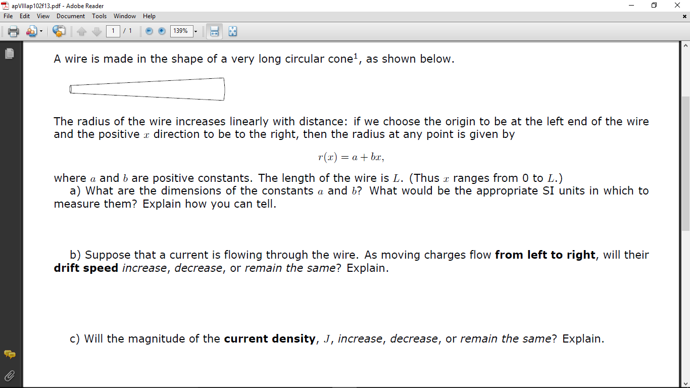 Solved 스 apVIllap102f13.pdf. Adobe Reader File Edit View | Chegg.com