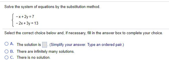 Solved Complete The Table Of Ordered Pairs For The Given