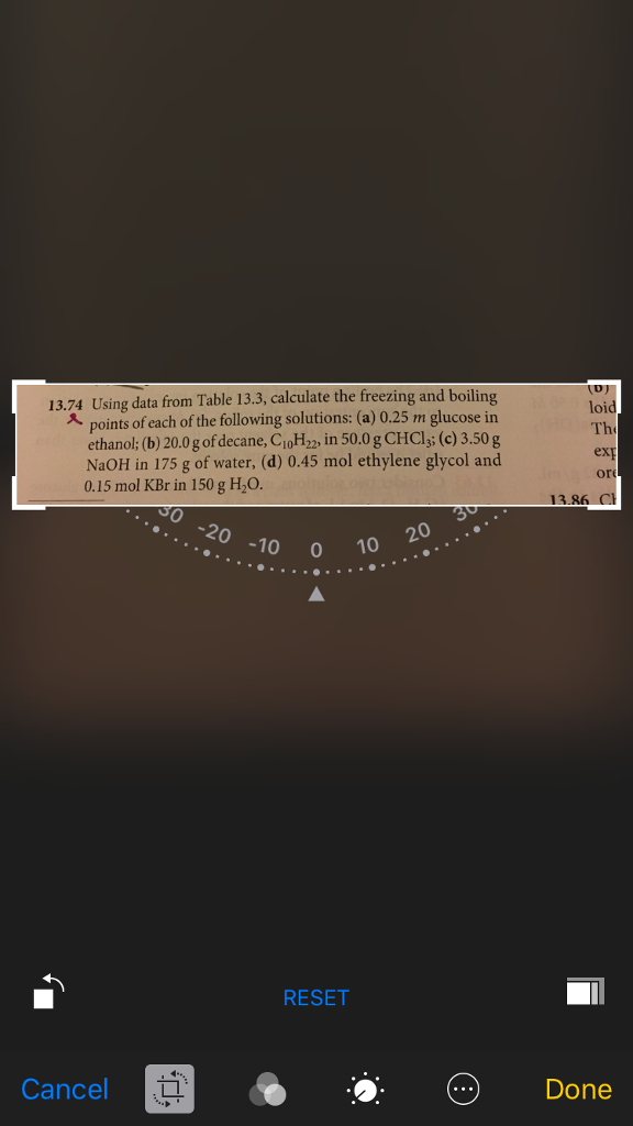 Solved Using data from Table 13.3, calculate the freezing | Chegg.com