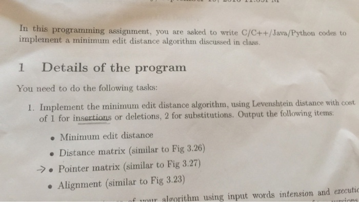 Solved You need to do the following tasks: Implement the | Chegg.com