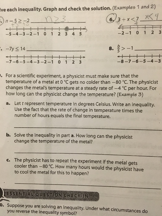 Solved Solve each inequality. Graph and check the solution. | Chegg.com