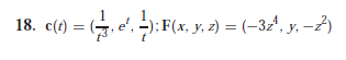 Solved In this exercise show that the given curve c(t) is a | Chegg.com