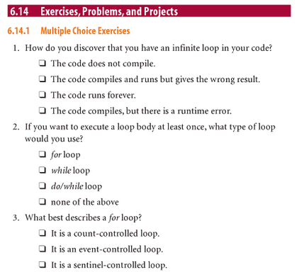 Solved 6.14 Exercises, Problems, and Projects .14.1 Multiple | Chegg.com