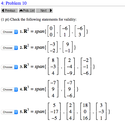 Solved Check the following statements for validity: | Chegg.com