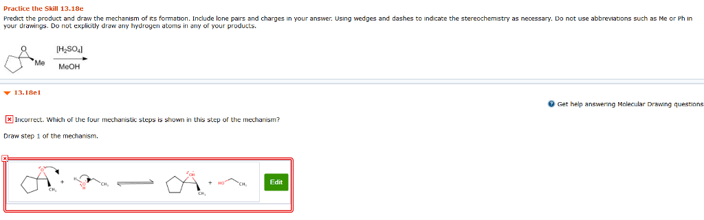 Solved Practice the Skill 13.18e Predict the product and | Chegg.com