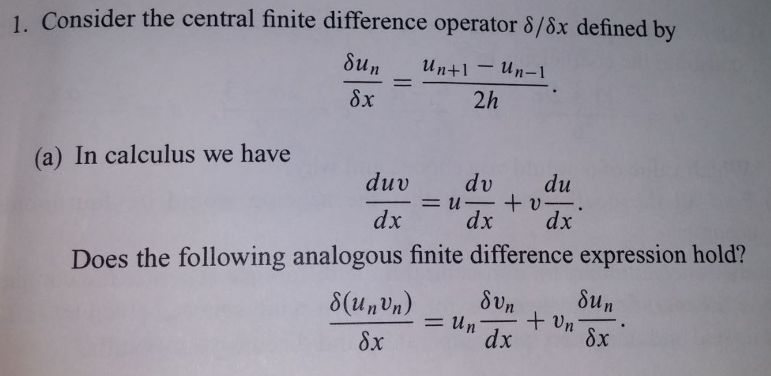 Solved I need help solving this problem "Numerical | Chegg.com
