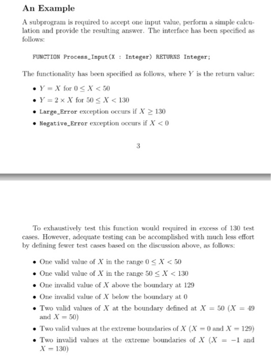 Solved An Example A subprogram is required to accept one | Chegg.com