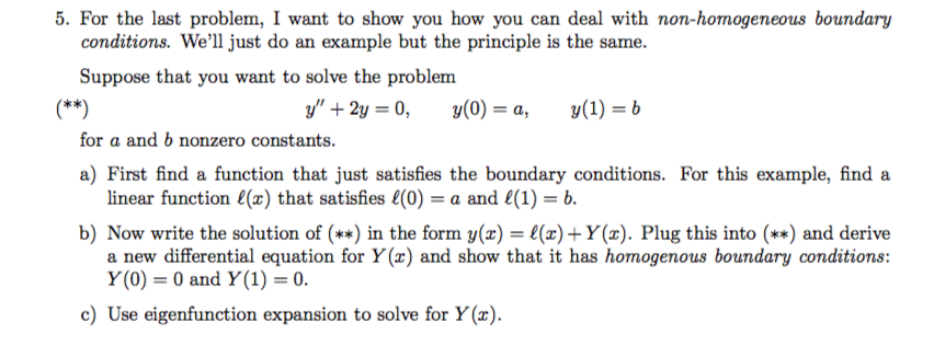 Solved 5. For the last problem, I want to show you how you | Chegg.com