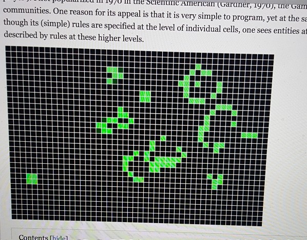 Solved Project topic is Game of Life using java. Below are | Chegg.com