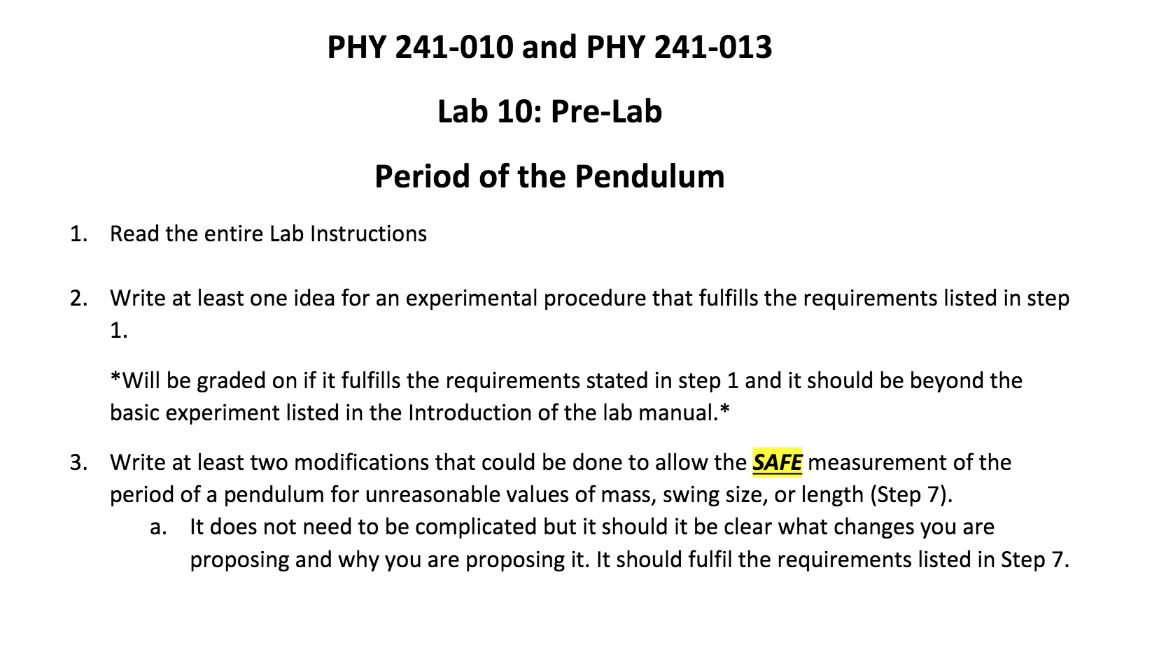 Read the entire Lab Instructions Write at least one | Chegg.com